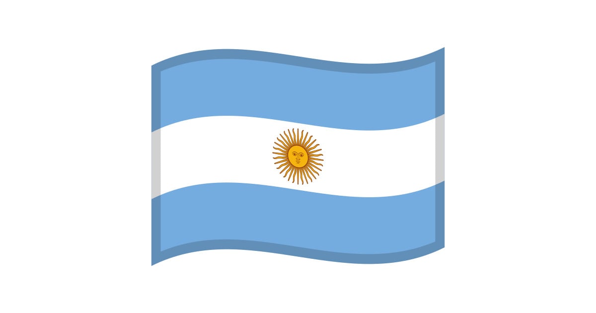 🇦🇷 Bandera: Argentina Emoji: Significado y Uso