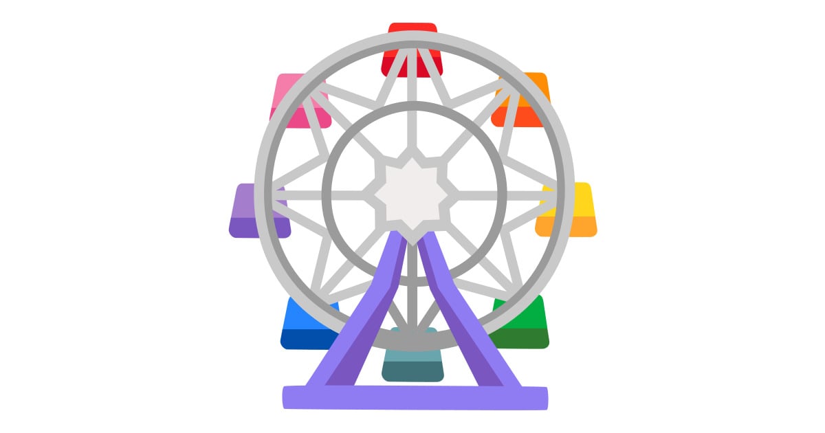 🎡 Ferris Wheel Emoji: Meaning & Usage