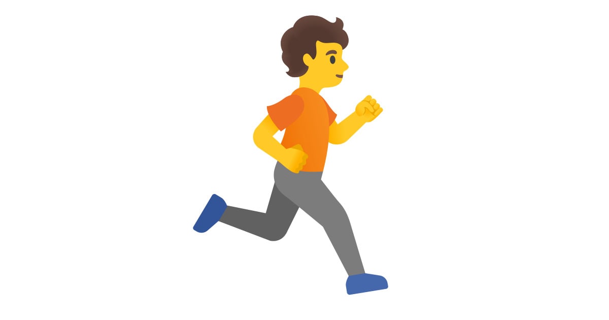 🏃‍ ️ Person Running Facing Right Emoji