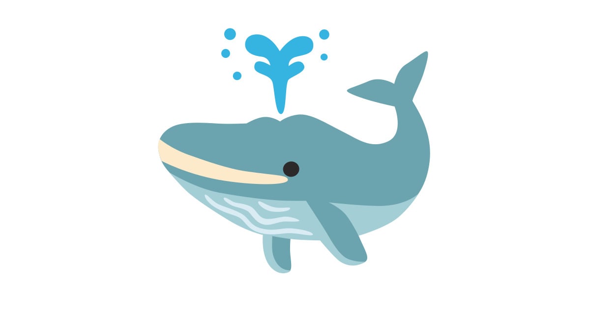 🐳 blasender Wal Emoji: Bedeutung & Verwendung