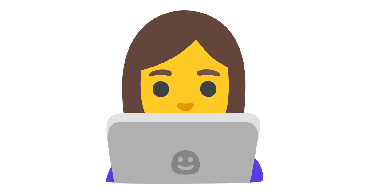 Person At Computer Emoji