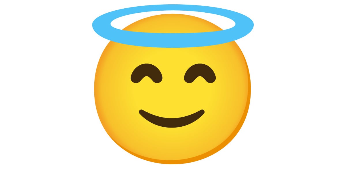 😇 Smiling Face With Halo Emoji: Meaning & Usage
