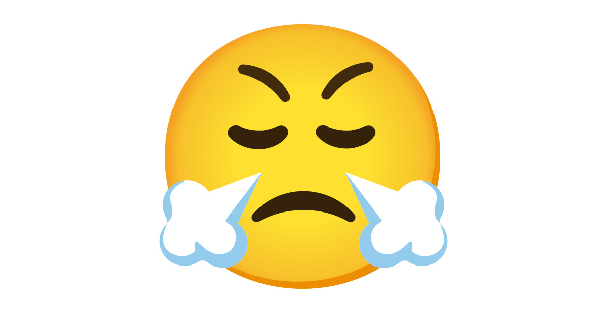 😤 Face With Steam From Nose Emoji: Meaning & Usage