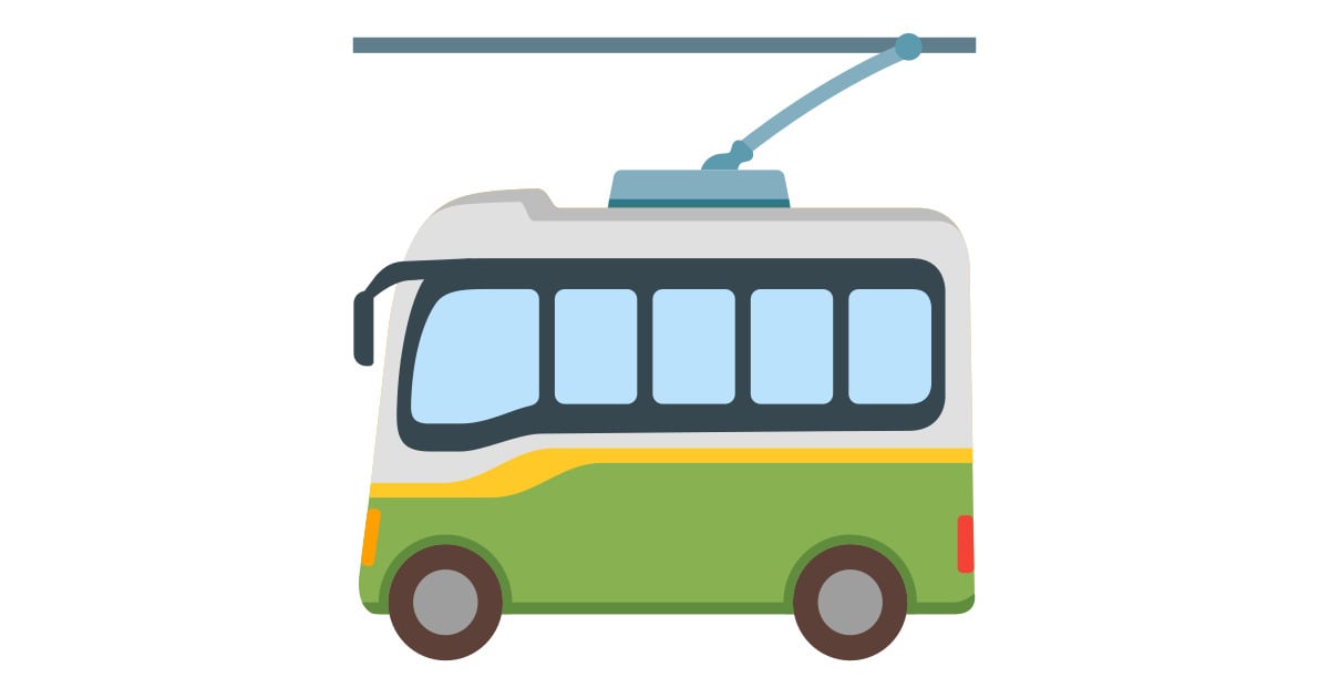 🚎 Trolleybus Emoji: Meaning & Usage