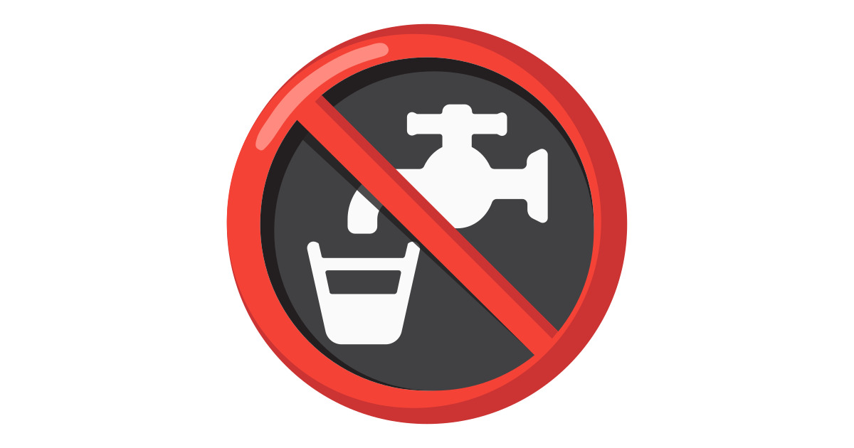 🚱 Non-Potable Water Emoji: Meaning & Usage