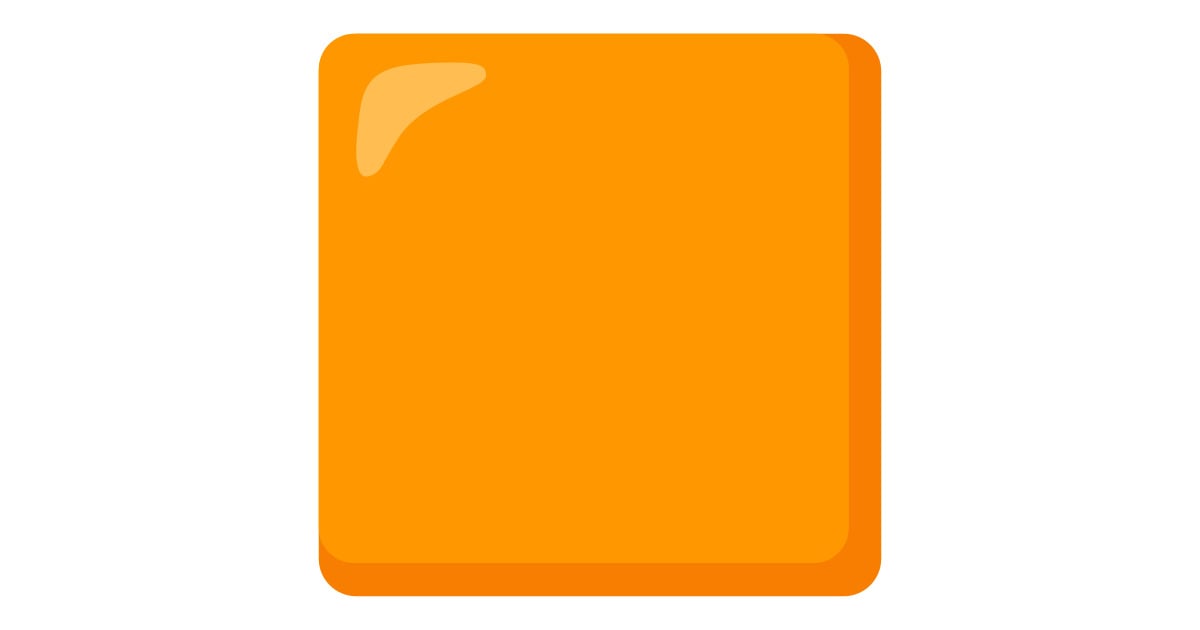 🟧 Orange Square Emoji: Meaning & Usage