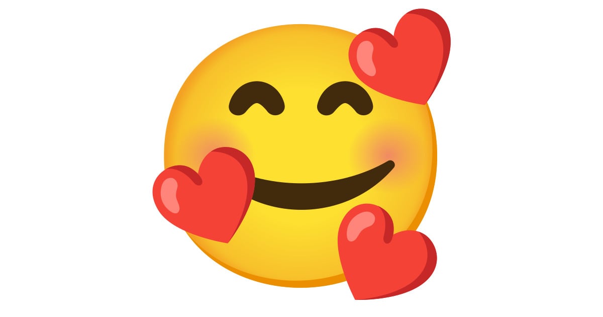 🥰 Rosto Sorridente Com 3 Corações Emoji: Significado e Uso