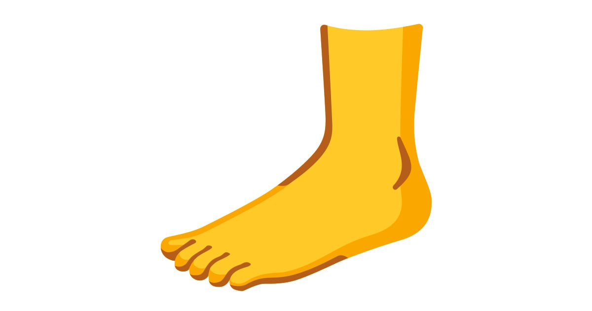🦶 Pé Emoji: Significado e Uso