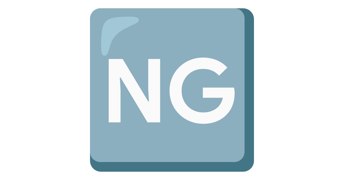 🆖 Botão NG Emoji