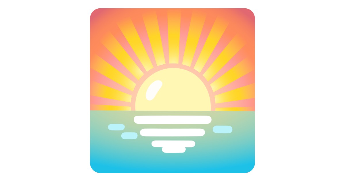 🌅 Sunrise Emoji