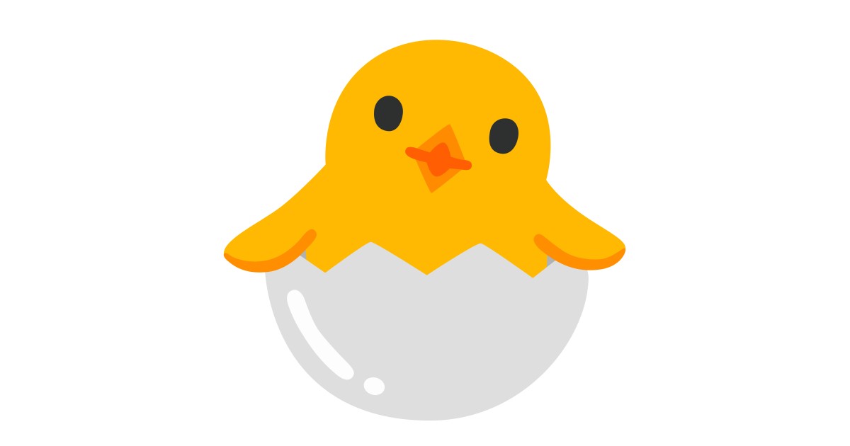 🐣 Hatching Chick Emoji