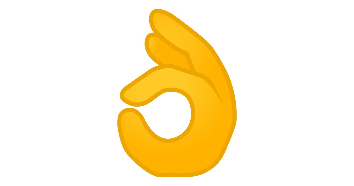 👌 Señal De Aprobación Con La Mano Emoji