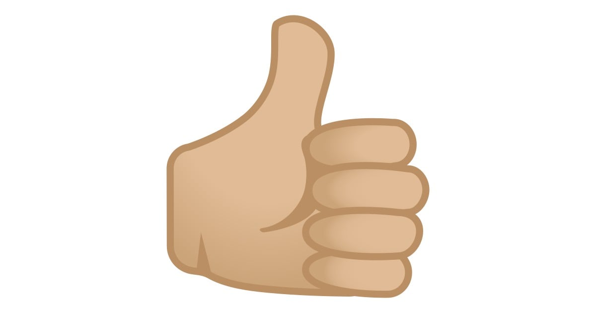 👍🏼 Pouce Vers Le Haut : Peau Moyennement Claire Emoji