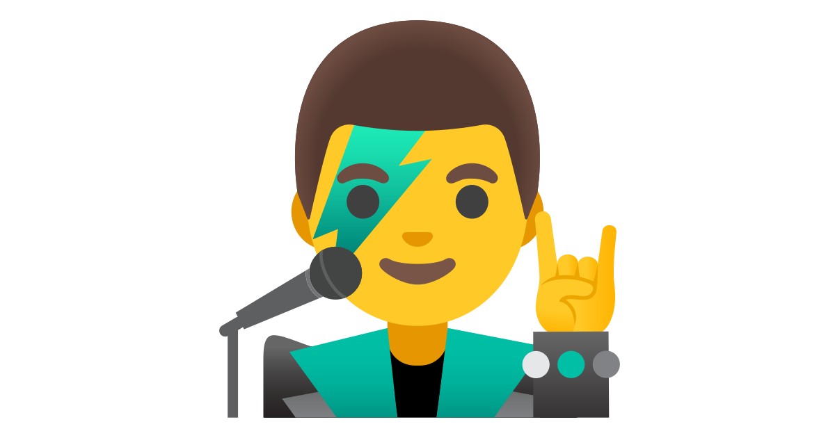 👨‍🎤 Man Singer Emoji