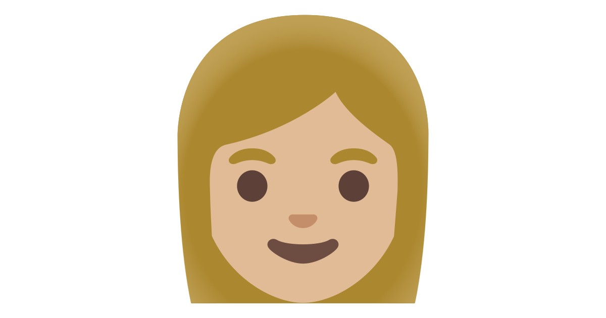 👩🏼 Mulher: Pele Morena Clara Emoji