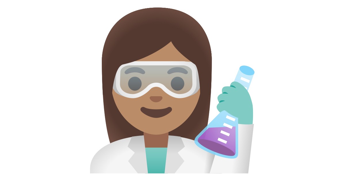 👩🏽‍🔬 Woman Scientist: Medium Skin Tone Emoji