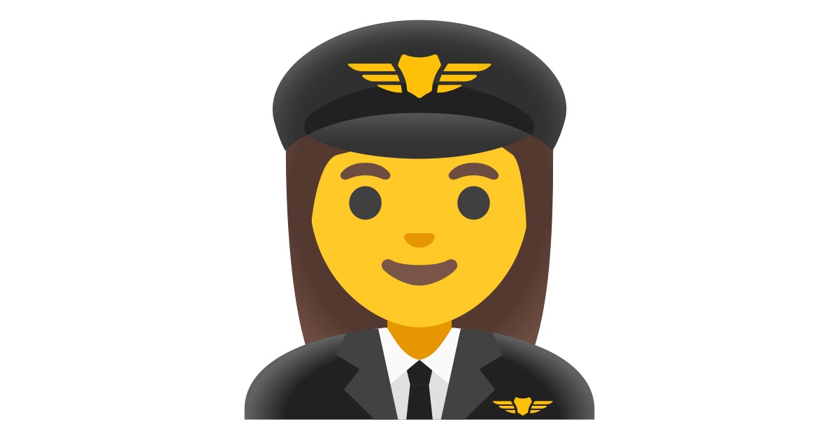 👩‍ ️ Woman Pilot Emoji