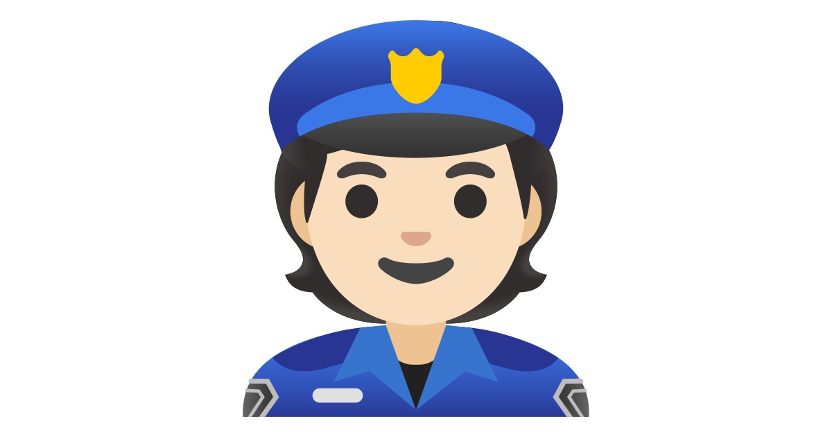 👮🏻 Police Officer: Light Skin Tone Emoji