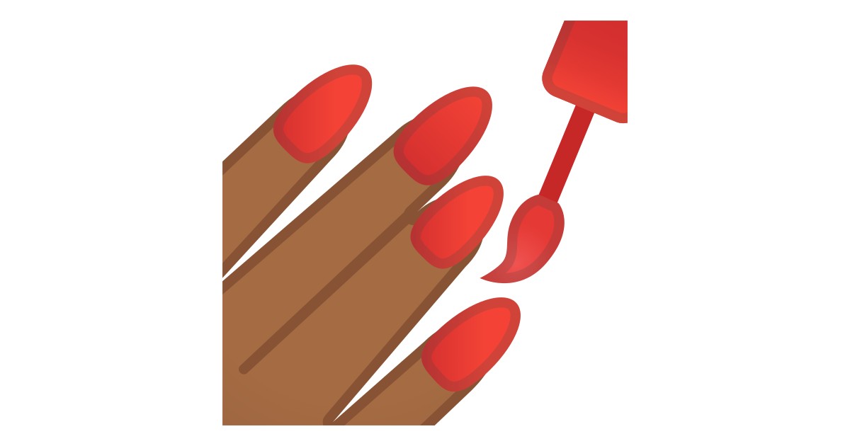 💅🏾 Nail Polish: Medium-dark Skin Tone Emoji