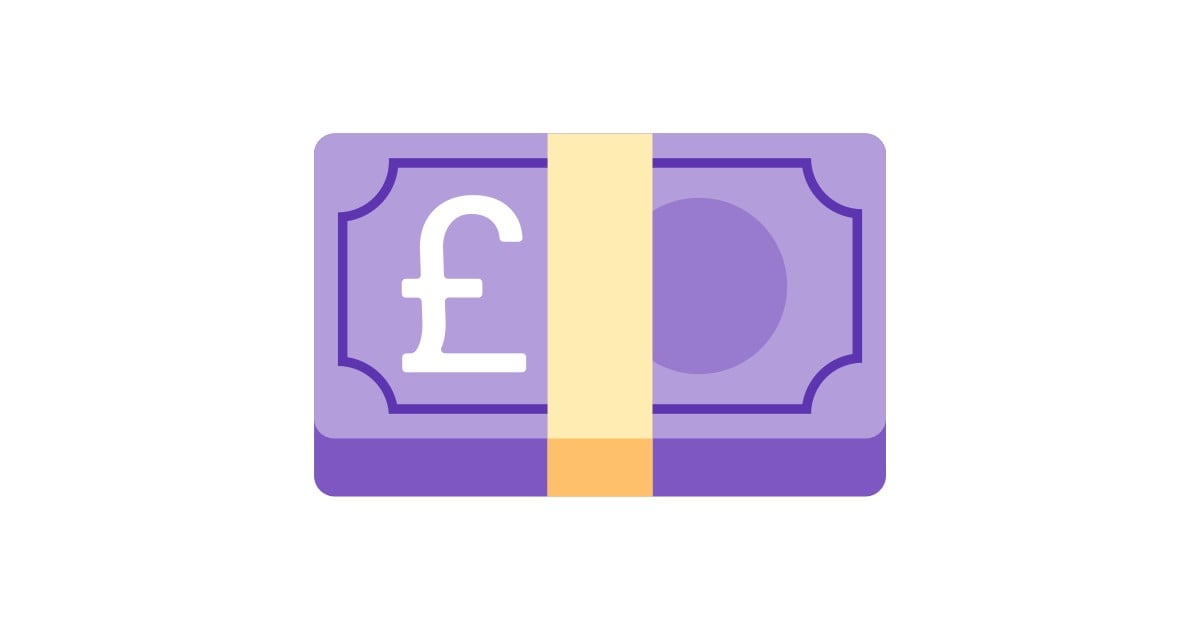 💷 Pound Banknote Emoji | Pound Emoji