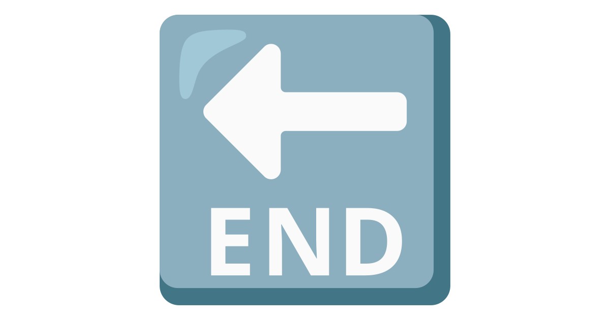 🔚 Flecha END Emoji