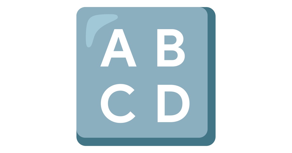 🔠 Input Latin Uppercase Emoji | ABCD Emoji