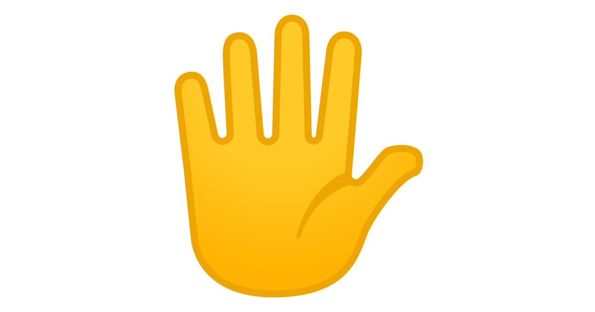 🖐️ Mano Aperta Emoji