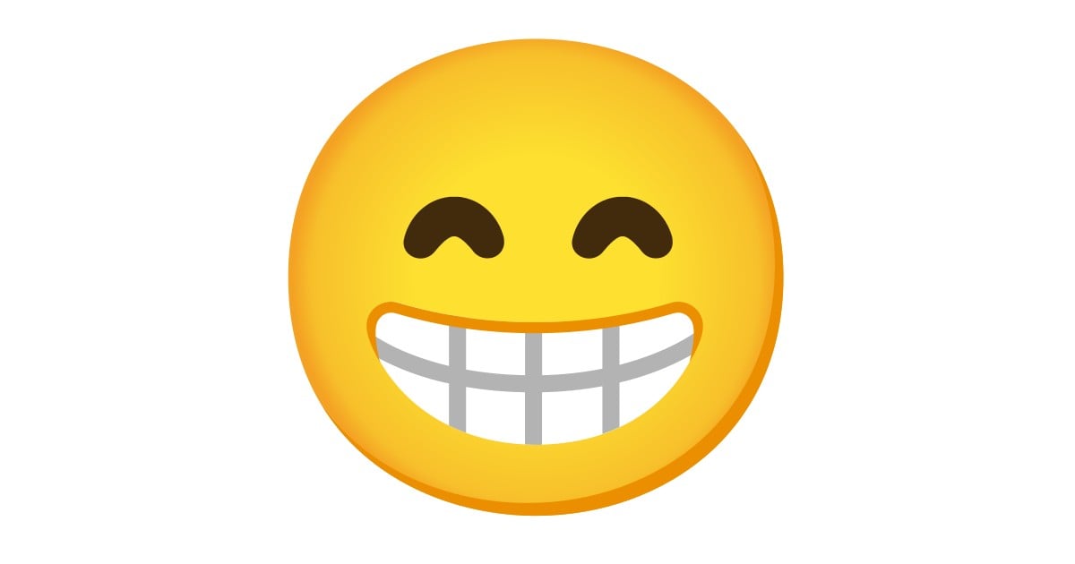 😁 Visage Souriant Aux Yeux Rieurs Emoji