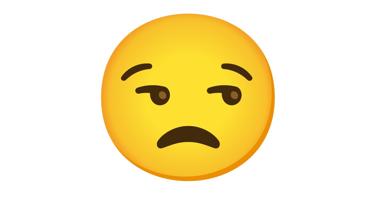 😒 Cara De Desaprobación Emoji