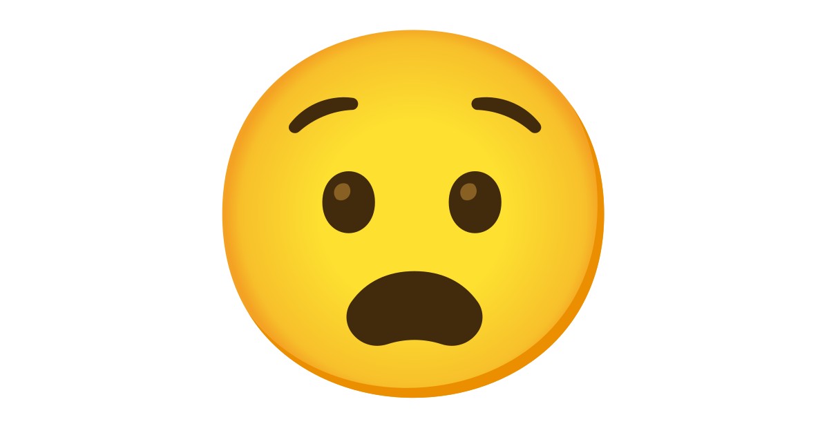 😧 Anguished Face Emoji | Anguished Emoji