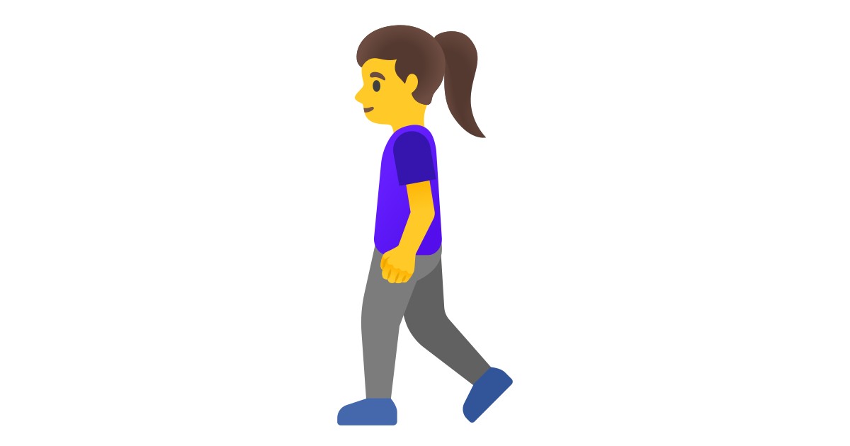 🚶‍♀️ Woman Walking Emoji