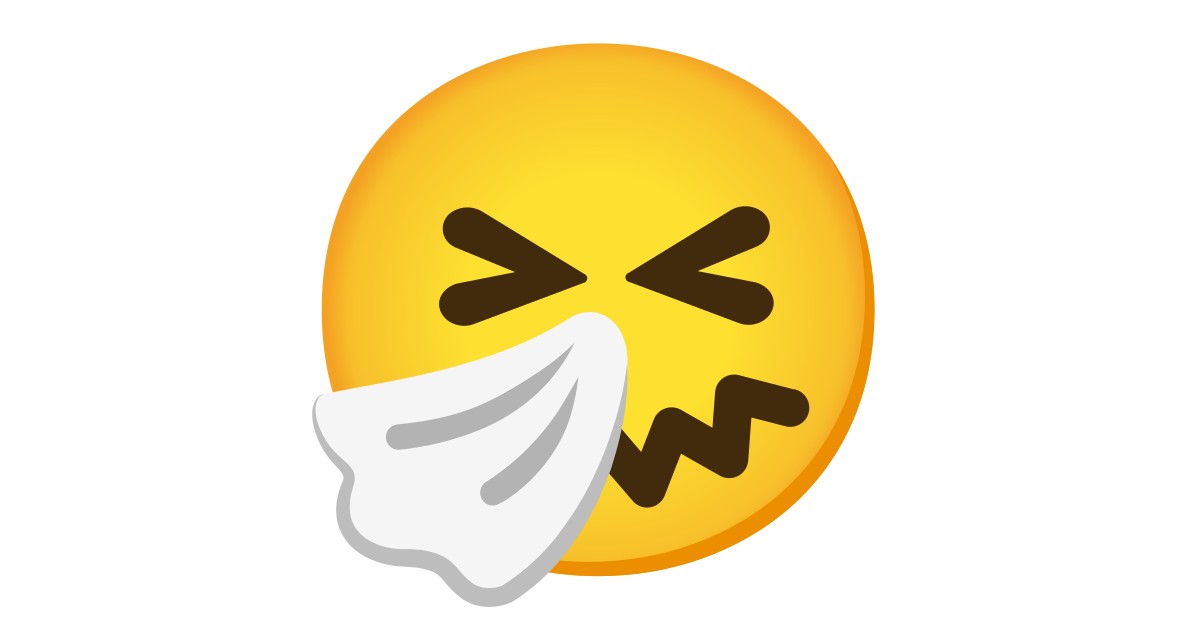 🤧 Rosto Espirrando Emoji
