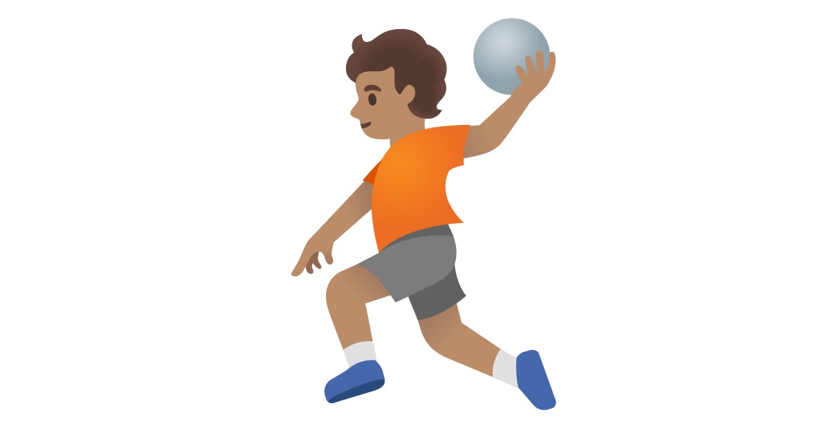 🤾🏽 Person Playing Handball: Medium Skin Tone Emoji in 100+ languages