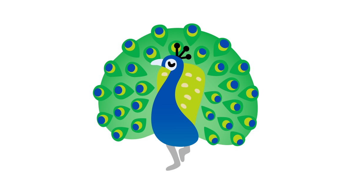 🦚 Pavão Emoji