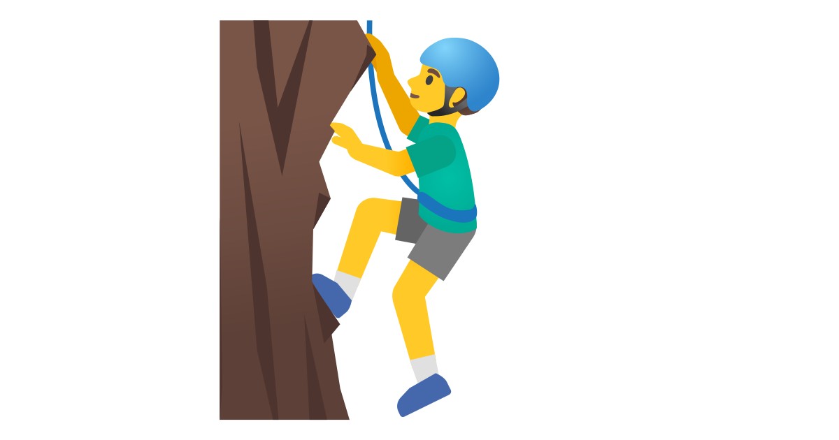 🧗‍♂️ Man Climbing Emoji