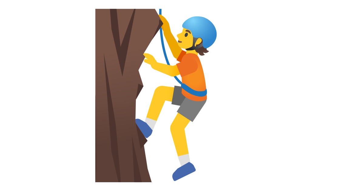 🧗 Person Climbing Emoji