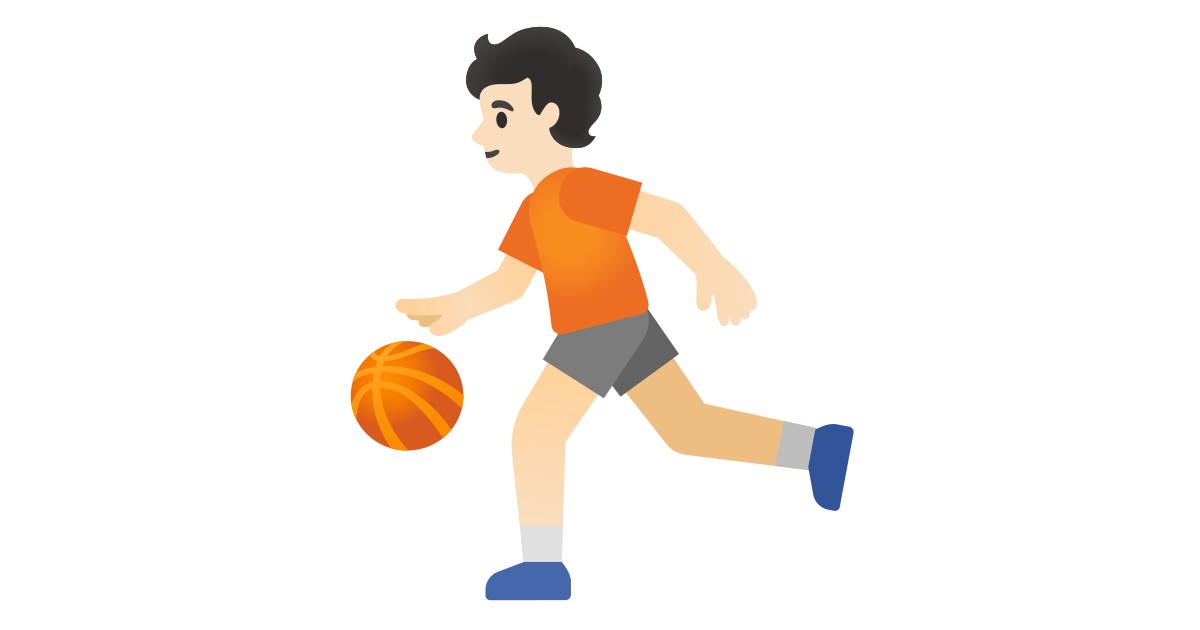 ⛹🏻 Person Bouncing Ball: Light Skin Tone Emoji