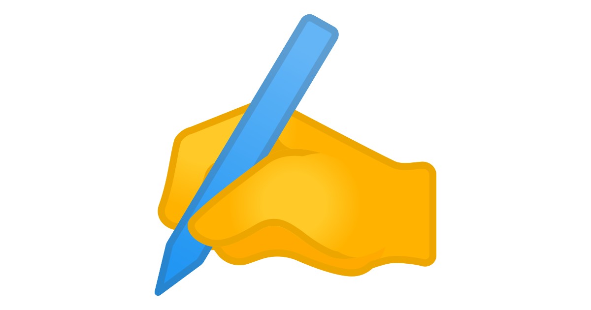 ️ Main Qui écrit Emoji