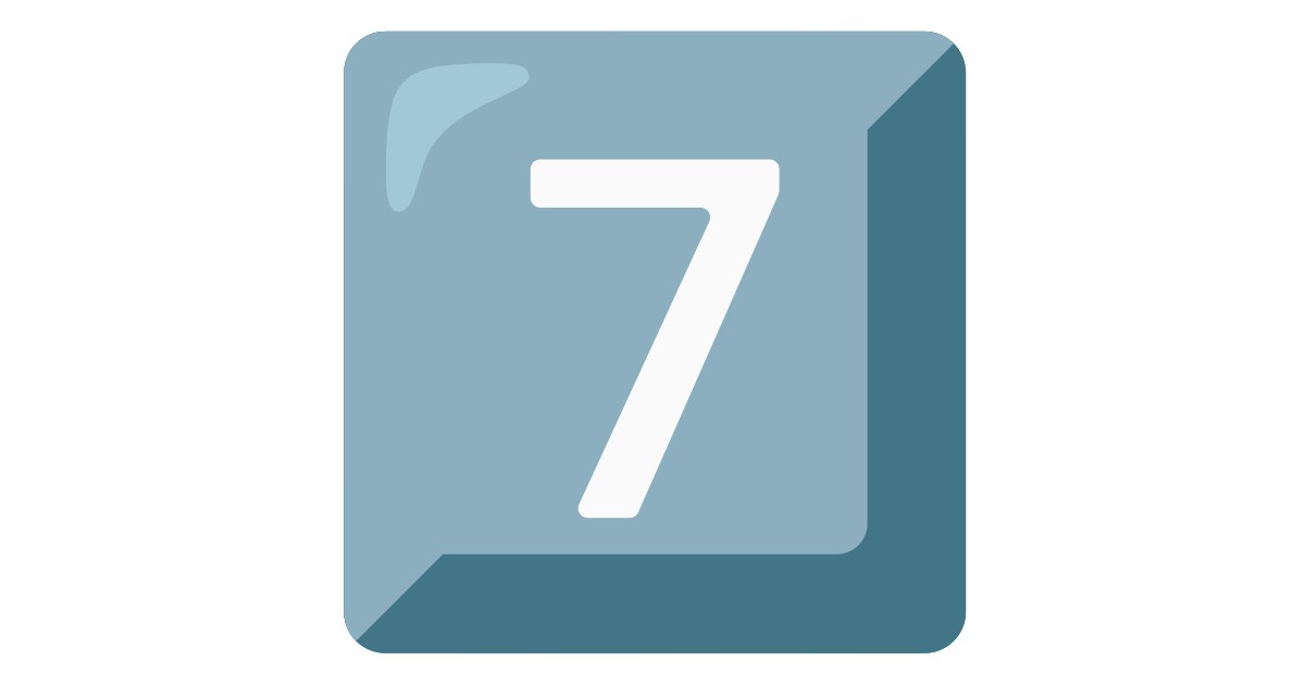 7️⃣ Keycap: 7 Emoji | Seven Emoji