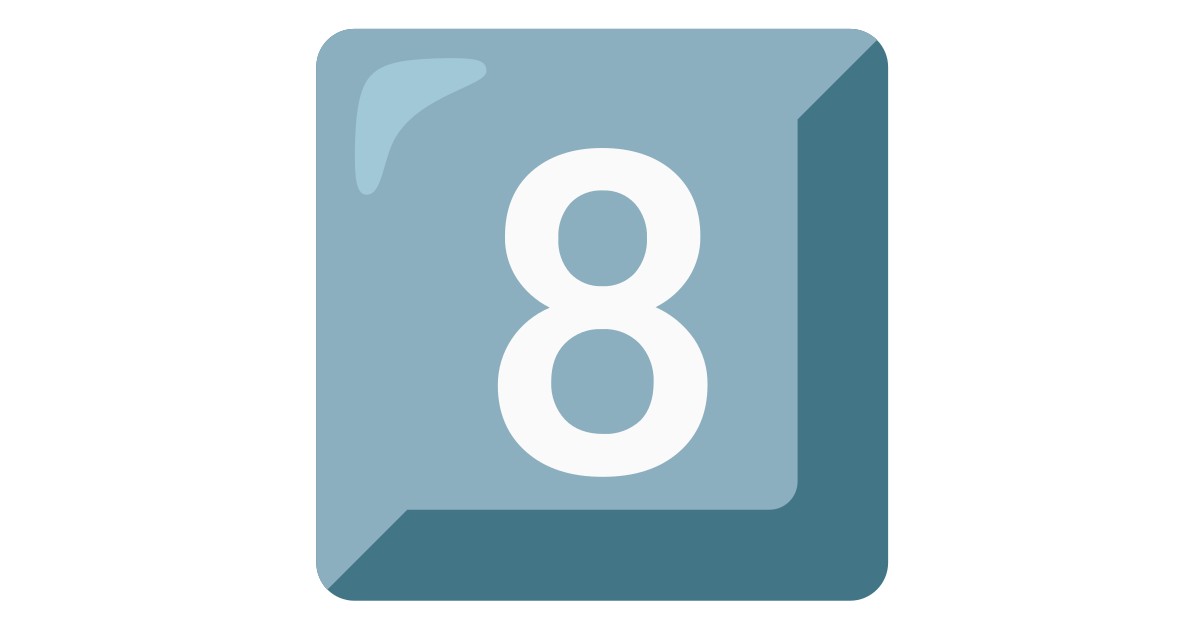 8️⃣ Teclas: 8 Emoji