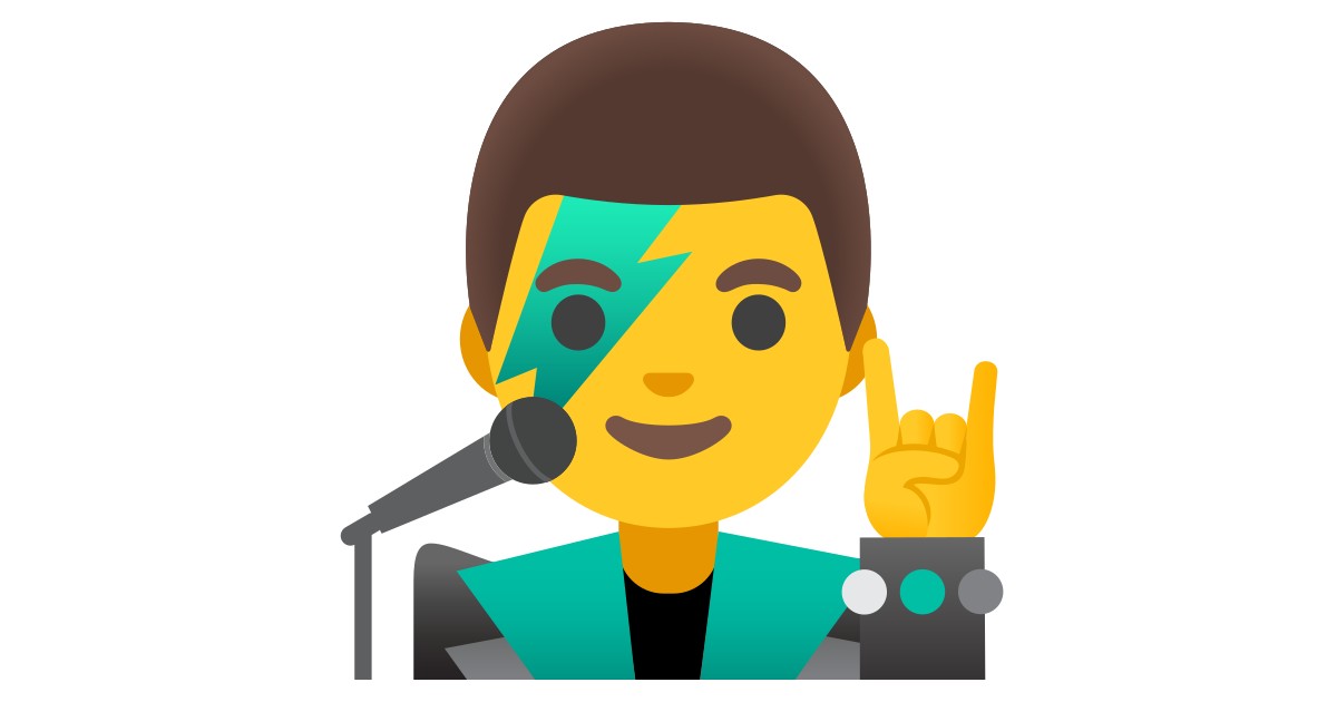 👨‍🎤 Man Singer Emoji