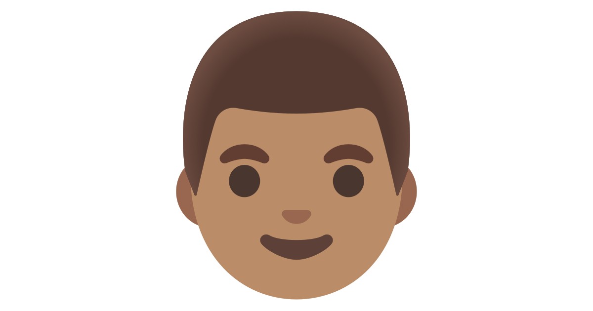 👨🏽 Man: Medium Skin Tone Emoji