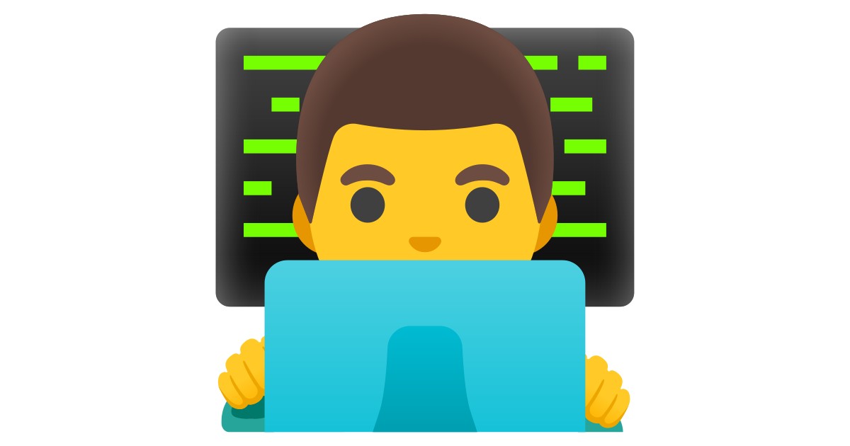 👨‍💻 Profesional De La Tecnología Hombre Emoji