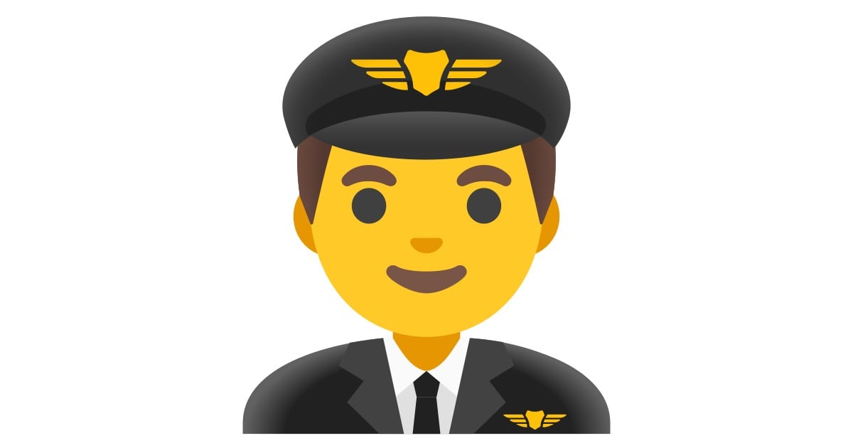 👨‍ ️ Man Pilot Emoji
