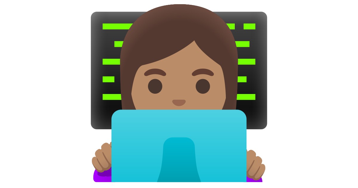 👩🏽‍💻 Woman Technologist: Medium Skin Tone Emoji