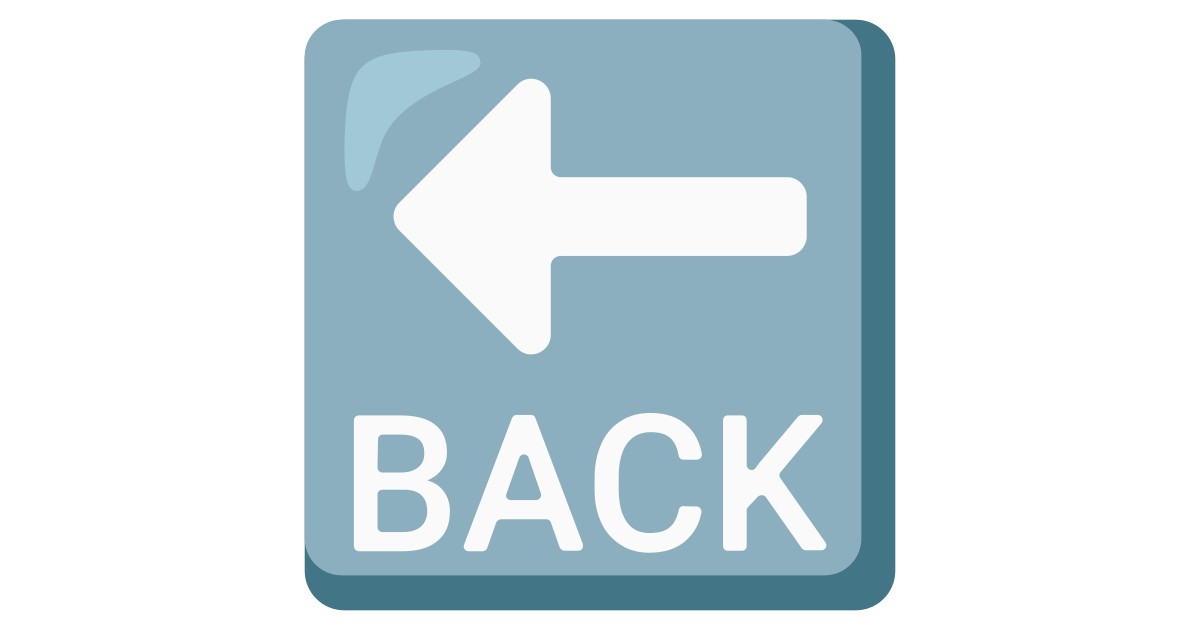 🔙 BACK Arrow Emoji | BACK Emoji