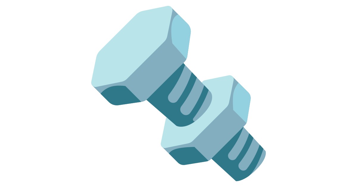 🔩 Vis Et écrou Emoji