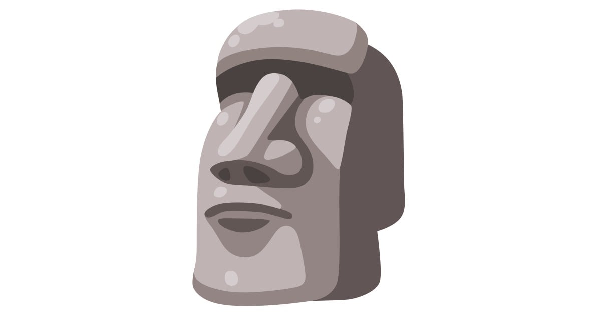 🗿 Estatua Moái Emoji