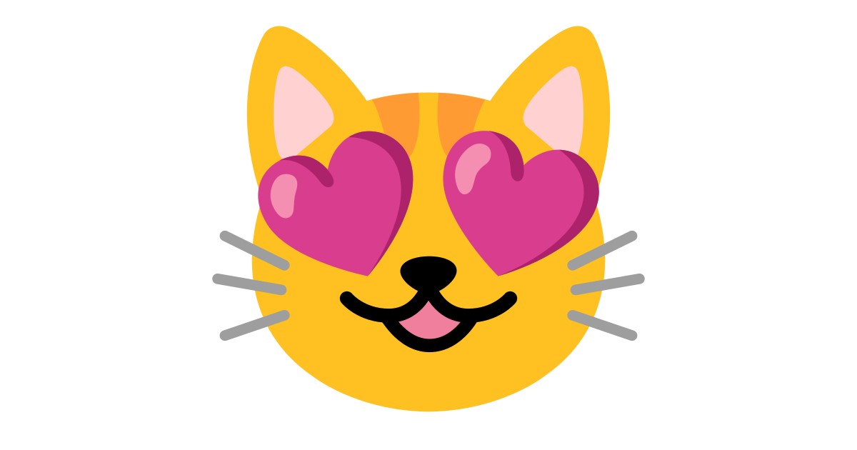 😻 Gatto Innamorato Emoji