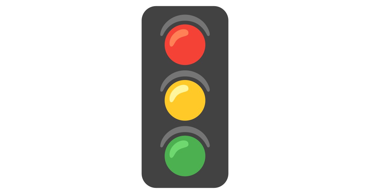 🚦 Feu Tricolore Vertical Emoji